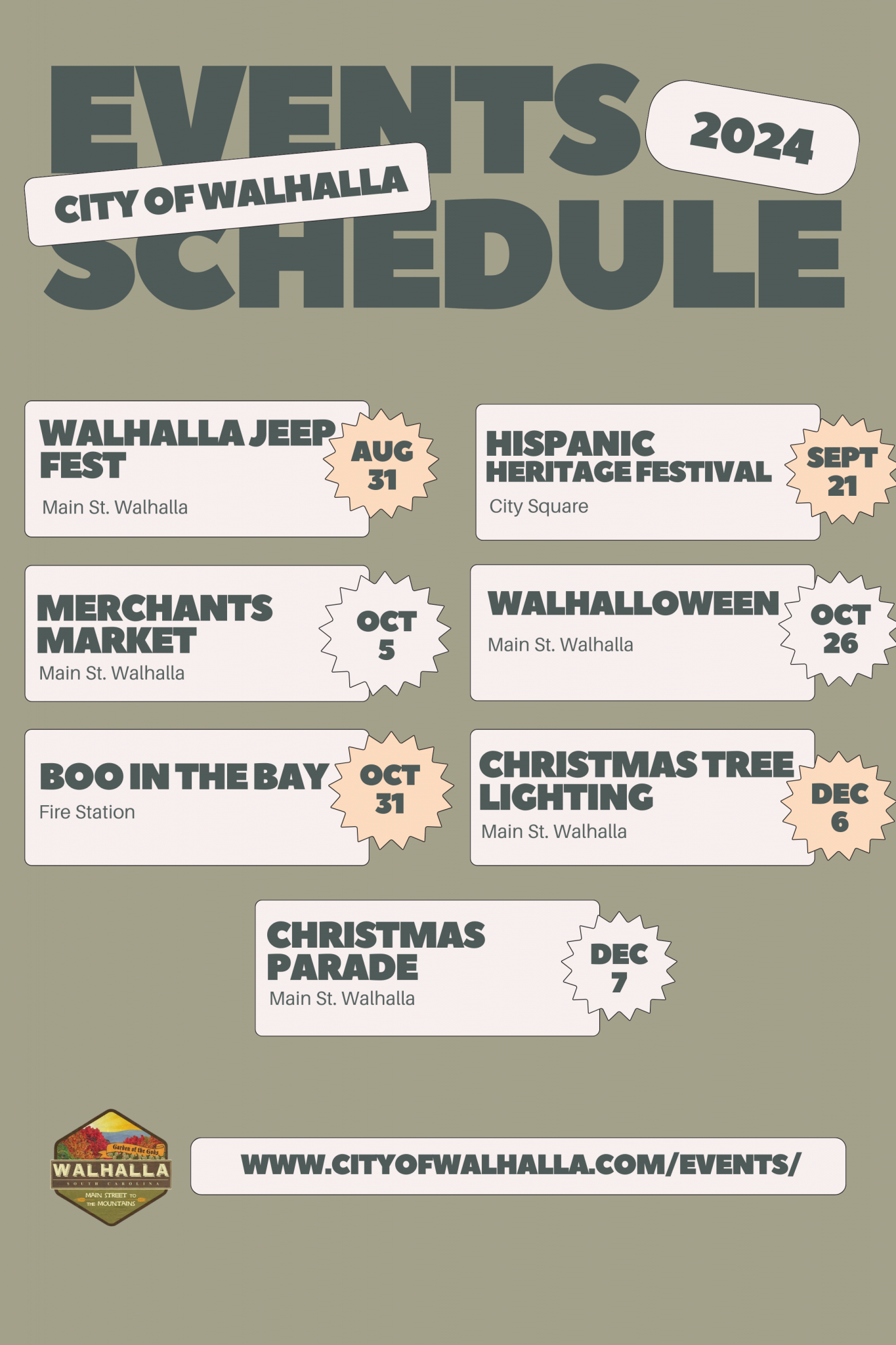 Events – City of Walhalla