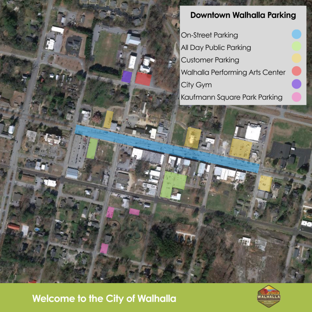 Downtown Parking - City of Walhalla